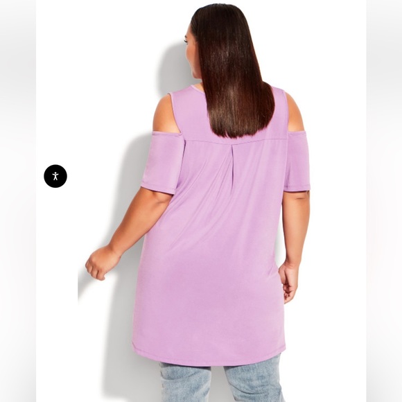 Avenue | Tops | Nwt Avenue Claire Cold Shoulder Tunic 2628 | Poshmark